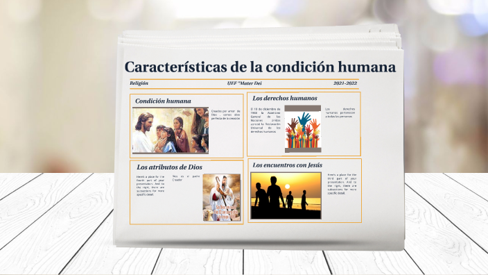 Caracteristicas de la condición humana by Maritza Morocho on Prezi