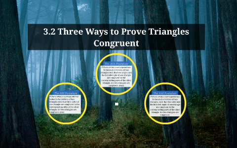 3.2 Three Ways to Prove Triangles Congruent by Victoria Perry on Prezi