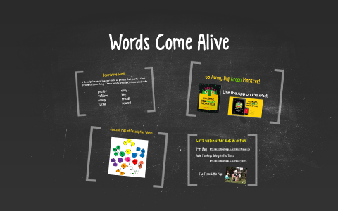 Words Come Alive! by Sabrina Cabreja on Prezi