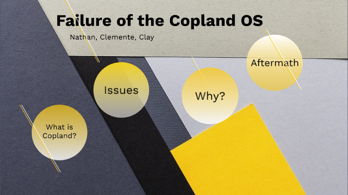 Failure of the Copland OS by Nathan Duran on Prezi