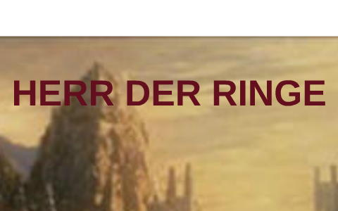 Der Herr der Ringe (englischer Originaltitel: The Lord of th by Orkan ...