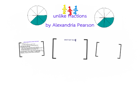 uncommon fractions by Jessica pearson on Prezi