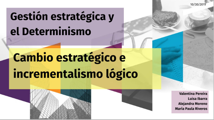 Cambio estratégico, Incrementalismo lógico, Gestión estratégica y el ...