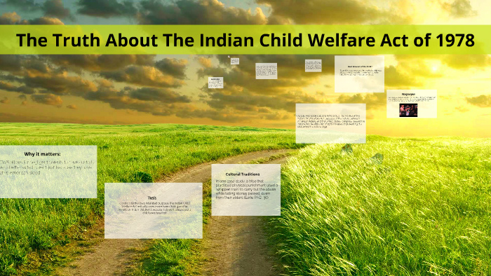 The Truth About The Indian Child Welfare Act of 1978 by Danie Janacek ...