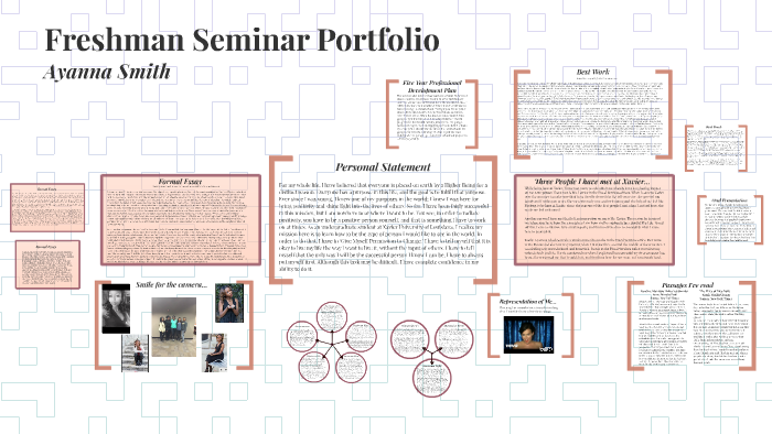 Freshman Seminar Portfolio by Ayanna Smith on Prezi
