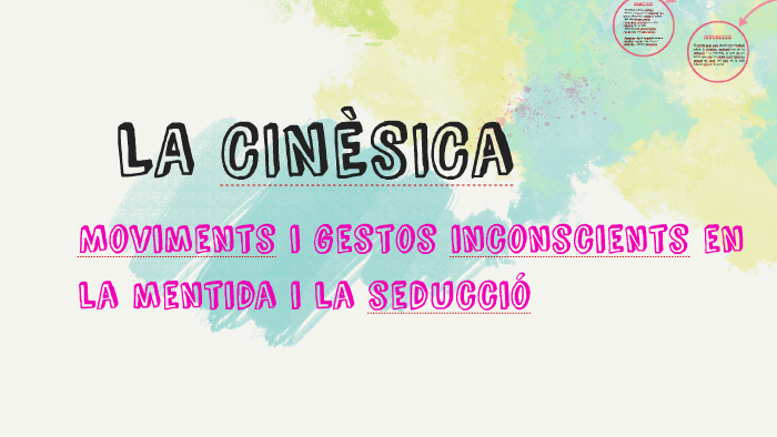 LA CINÈSICa by Miquel Farre on Prezi
