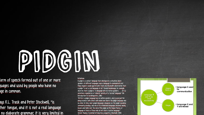 Pidgin Language