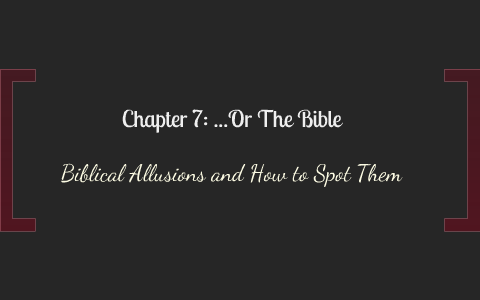 Chapter 7: ...Or The Bible by Kat Kepler