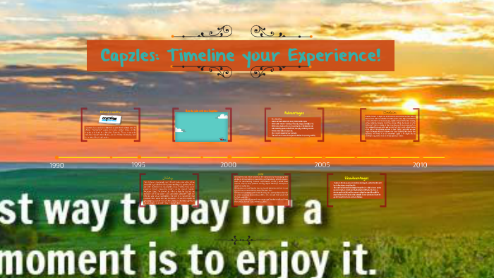Capzles: Timeline your Experience! by Karen Imperial on Prezi