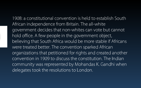 Apartheid Timeline 1908-1914 by Fernanda Fuentes
