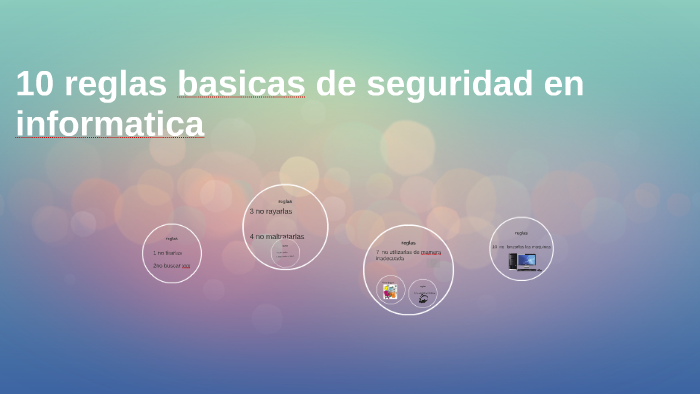 10 reglas basicas de seguridad en informatica by angelica perez on Prezi