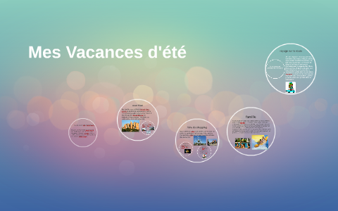 Mes Vacances d'été by Nicole Beth on Prezi