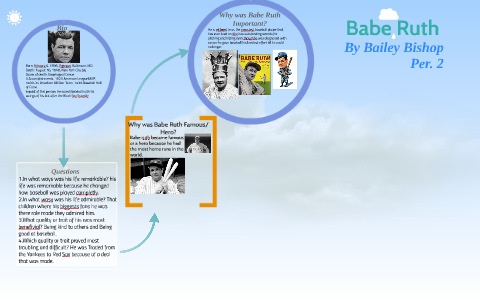 Babe Ruth by Bailey Bishop on Prezi