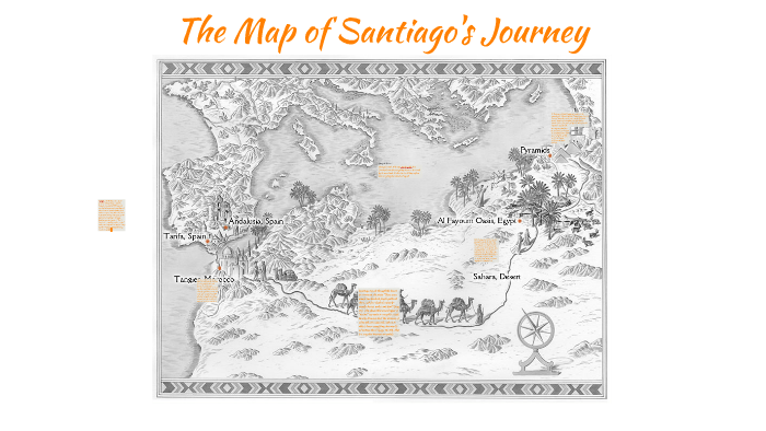 Map of Santiago's Journey by Rachel Ranelli on Prezi