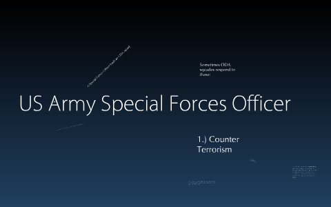 US Army Special Forces Officer by Luke Bendix on Prezi