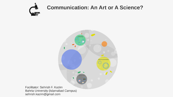 Communication: An Art or A Science? by Sehrish F. Kazim on Prezi
