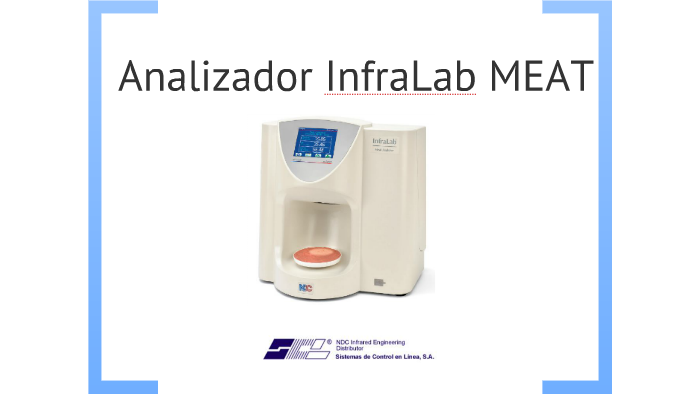 INFRALAB MEAT Analizador "at line" de humedad, grasa, proteína y ...