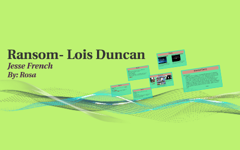 Ransom- Lois Duncan by Rosa Coltellaro on Prezi