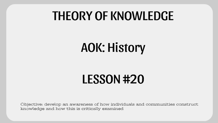 2.20 AOK: History by James Conner