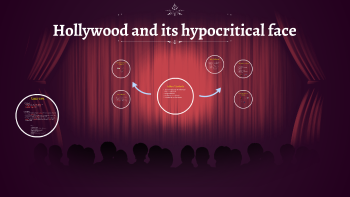 Hollywood and its hypocritical face by Marlen Burmeister on Prezi