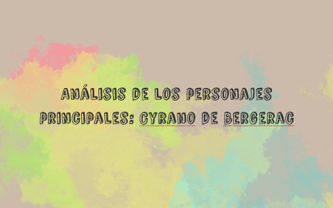 Análisis de los personajes principales by Ana Fr on Prezi