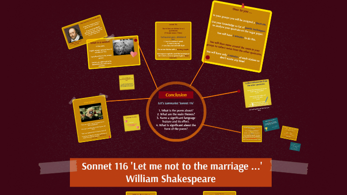Sonnet 116 'Let me not to the marriage ...' by Sadie-Beth Holder on Prezi