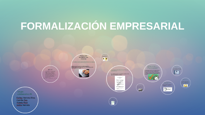 FORMALIZACIÓN EMPRESARIAL by