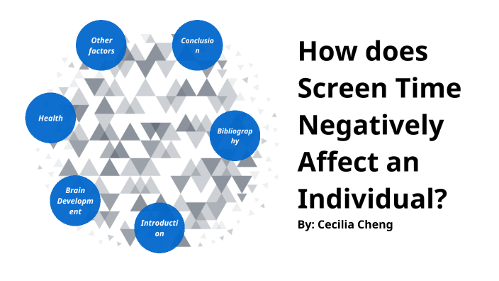 How does Screen Time Negatively Affect an Individual? by cecilia cheng ...