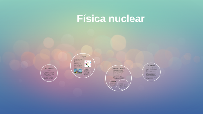 ¿Que es la Física nuclear? by jaime muñoz on Prezi