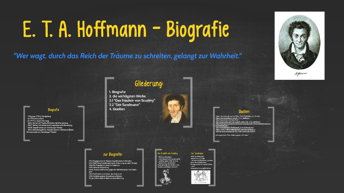 E. T. A. Hoffmann - Biografie by Jeanny Munzer on Prezi