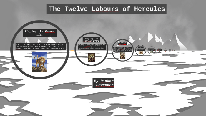 The Twelve Labours of Hercules by Diakan Govender on Prezi