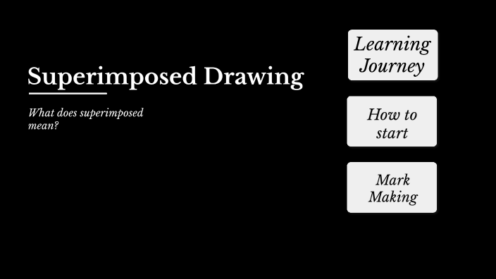 Superimposed Drawing by Maria Acucena Saad Pires on Prezi