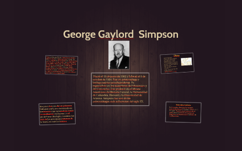 George Gaylord Simpson by Camila Apt on Prezi