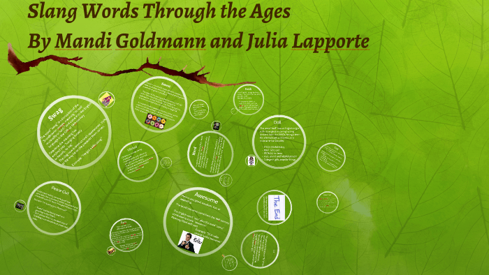 Slang Words Through the Ages by Julia Lapporte on Prezi