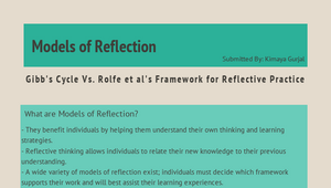 Reflective Models: Gibb's Cycle Vs. Rolfe et al's Reflective Model by ...