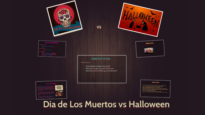 Dia de Los Muertos VS Halloween by julia bender on Prezi