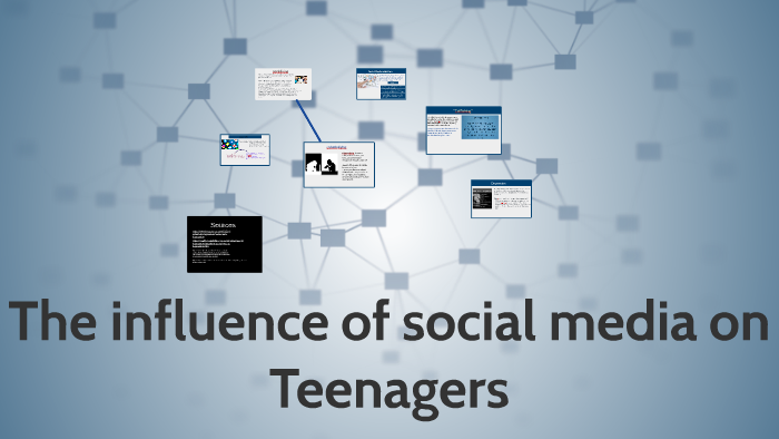 The influence of social media on Teenagers by Maria Leon on Prezi