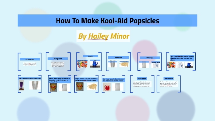 How To Make Kool-Aid Ice Pops By Hailey Minor by Hailey Minor on Prezi