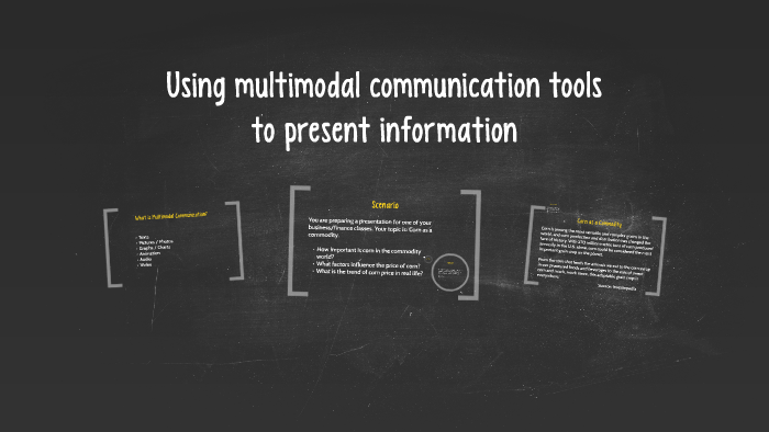 What is multimodal communication? by Julia Zhu on Prezi