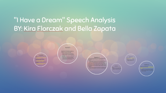 "I Have a Dream" Speech Analysis by Kira F on Prezi