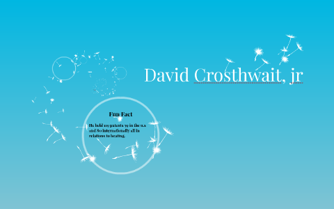 David Crosthwait, jr by javonte duncan