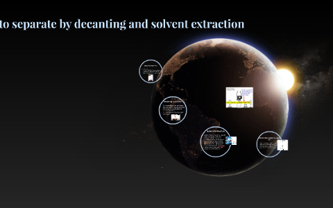 How to seperate by decanting and solvent extraction by Hema Rubinii on ...