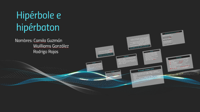 Hipérbole e hiperbatón by Wuilliams González on Prezi Next