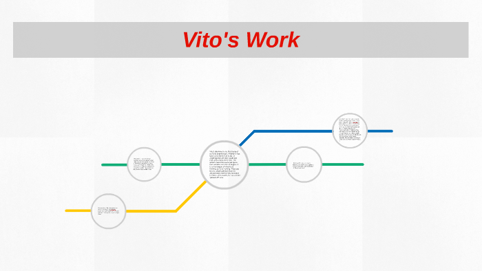 Vito's Work by Justin Cooney