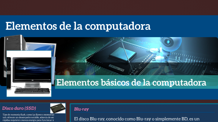 Elementos de la computadora © by David Arturo C. ® on Prezi
