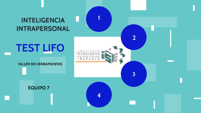 TEST LIFO E INTELIGENCIA INTRAPERSONAL by ANITA RAZO on Prezi