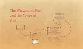 The Wisdom of Men and the Power of God by Ken Hovis on Prezi