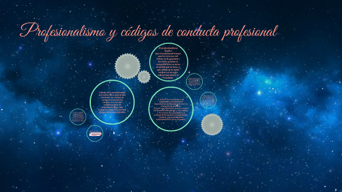 Profesionalismo y códigos de conducta profesional by Anna Camacho