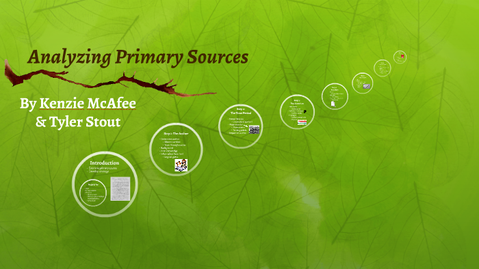 Analyzing Primary Sources by on Prezi