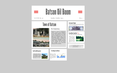 Batson Oil Boom by on Prezi